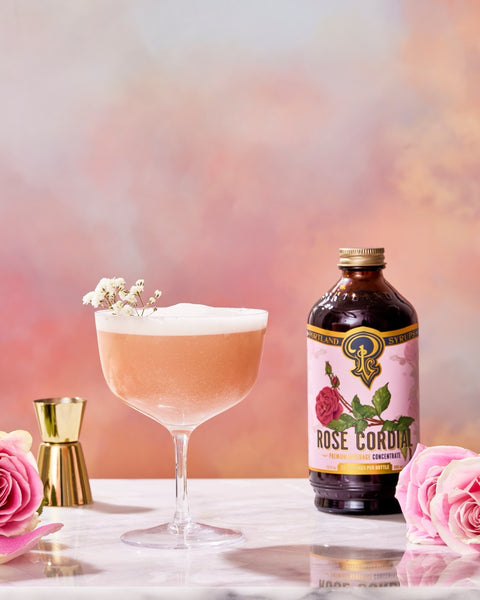 Rose Cordial Syrup for sodas and cocktails