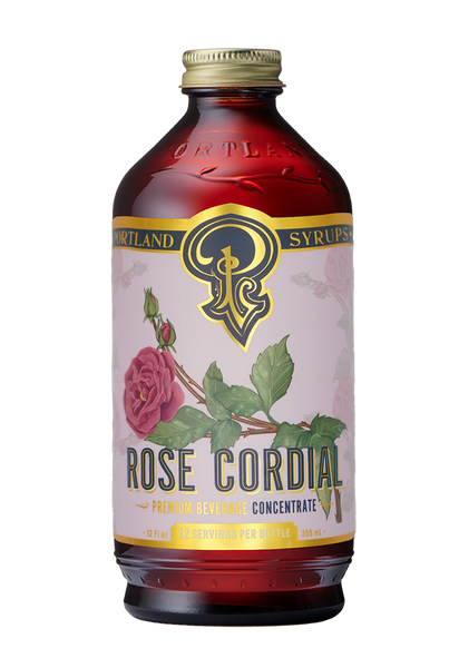 Rose Cordial Syrup for sodas and cocktails